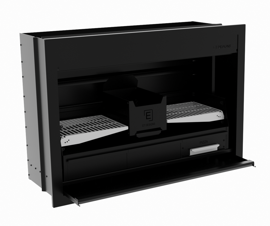 ET Design 1200mm MS Built in Braai (Including Pizza Oven) – The Braai ...