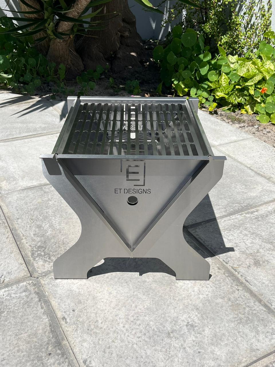 Stainless Steel Camp Braai In a Bag – The Braai Warehouse