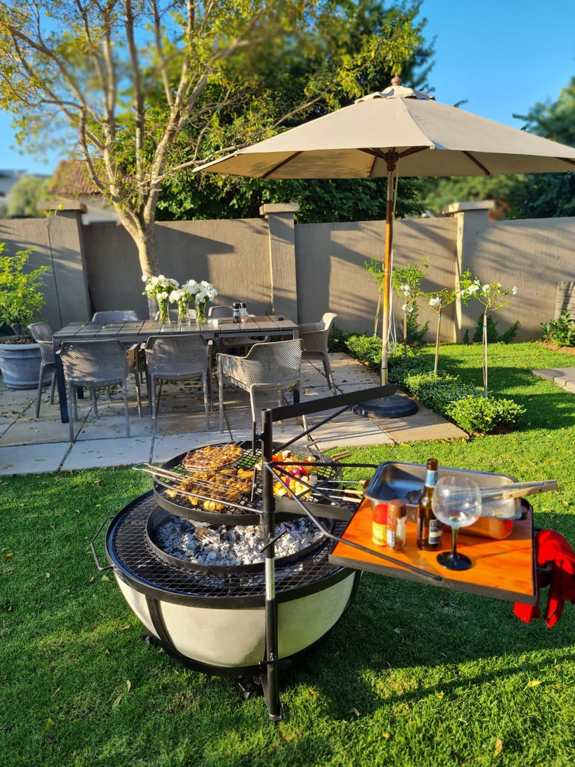 Large Concrete Boma Including Wheels – The Braai Warehouse